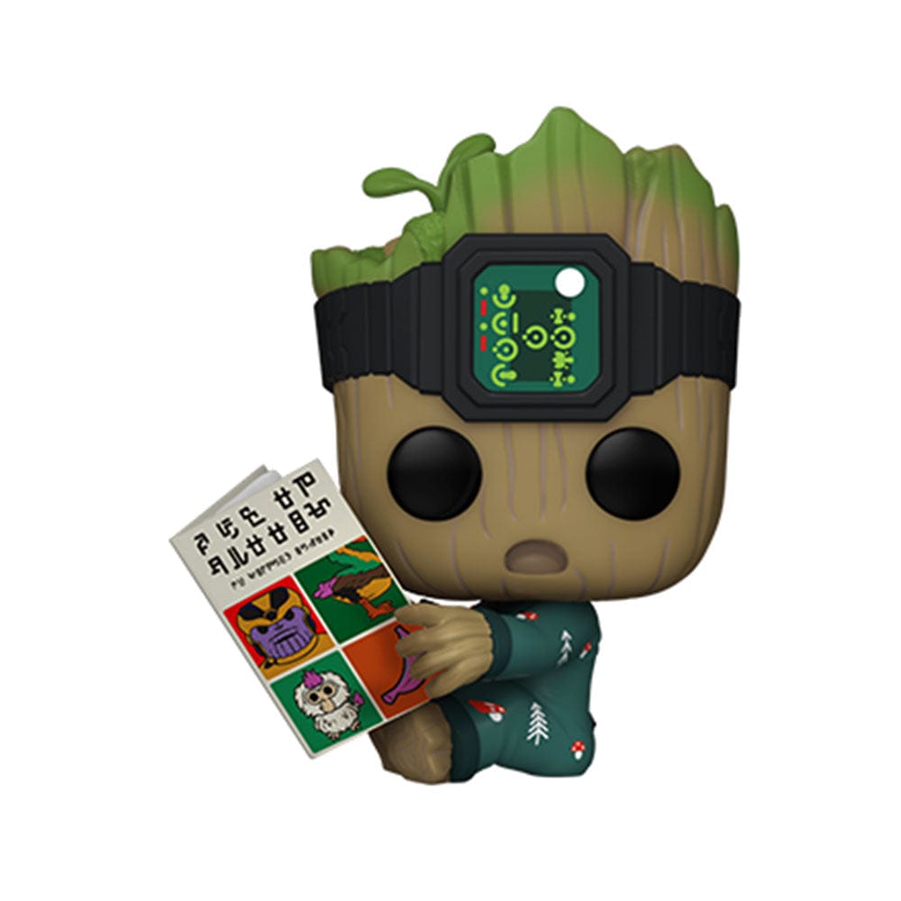 Funko Pop Marvel I am Groot Groot In Onsie With Book